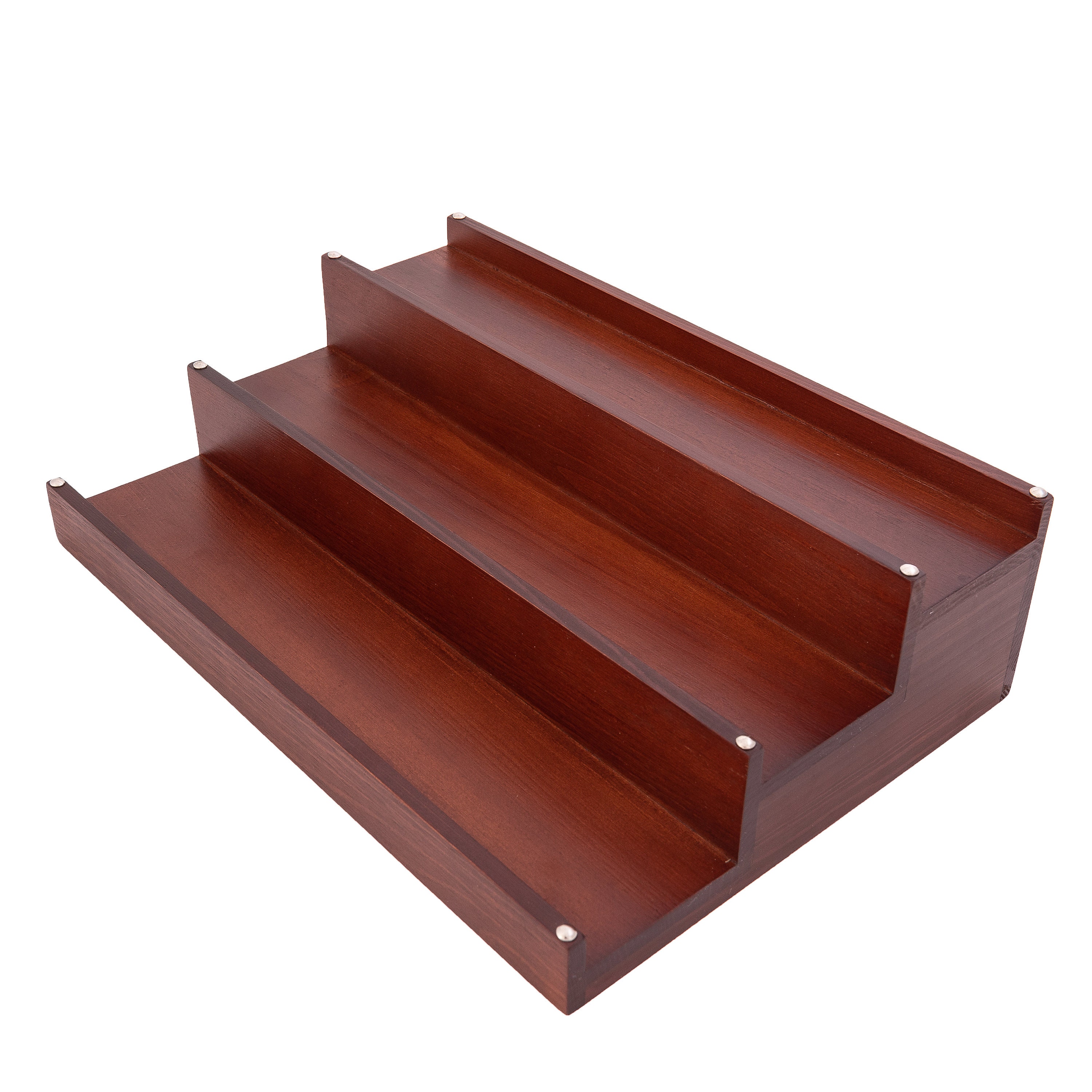 Cologne Organizer / Perfume Organizer 3 Tier Solid Wood Display Shelf ...
