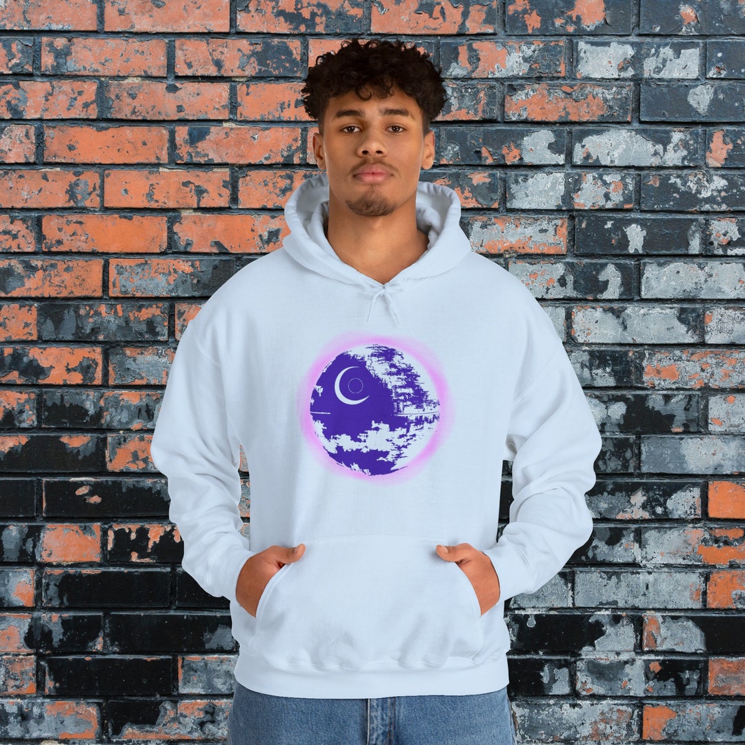 Death Star Solar Eclipse Hooded Sweatshirt, Dark Side Total Lunar ...