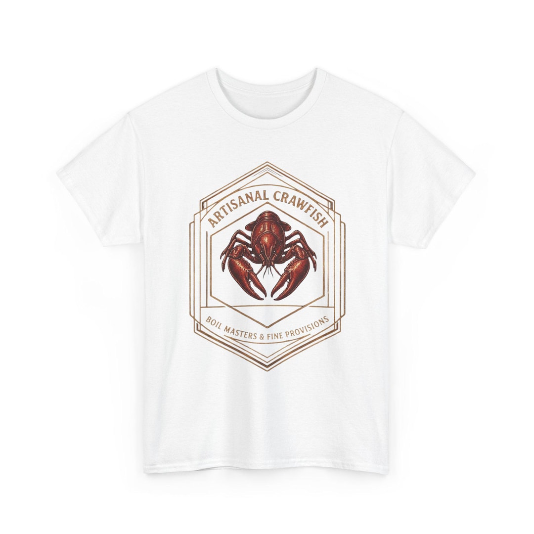 Artisanal Boil Masters Crawfish Modern Rustic Tee - Etsy UK