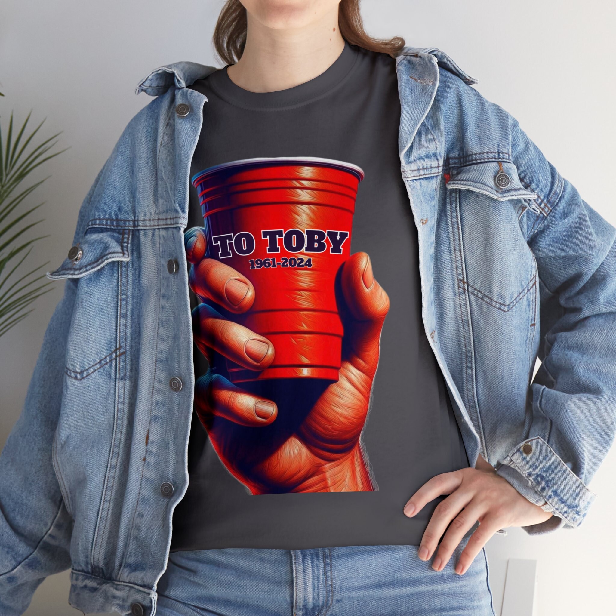 To Toby Country Music Tribute Red Plastic Cup Heavy Cotton Tee - Etsy