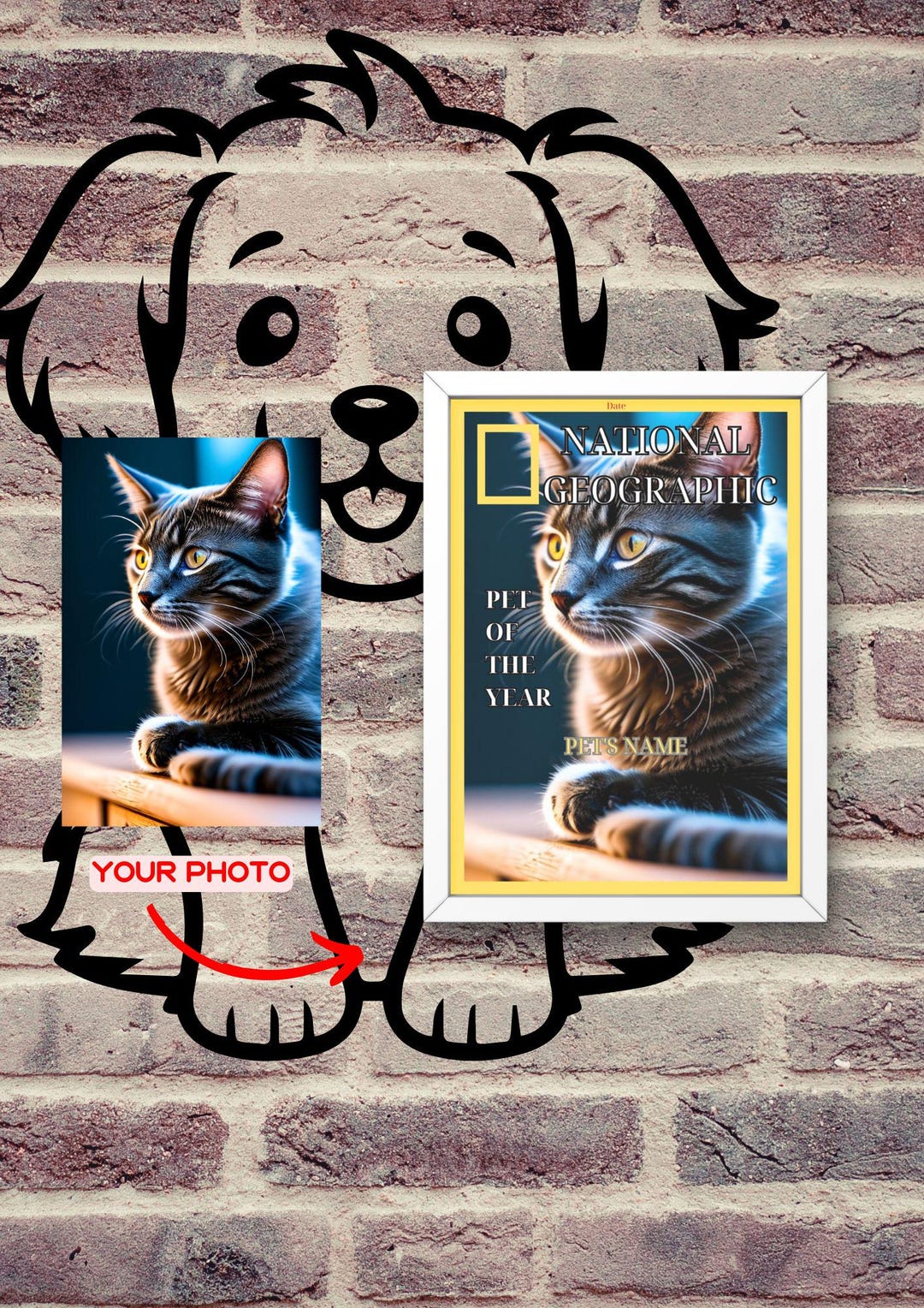 National Geographic Custom Poster, Personalized Gifts for Friends ...