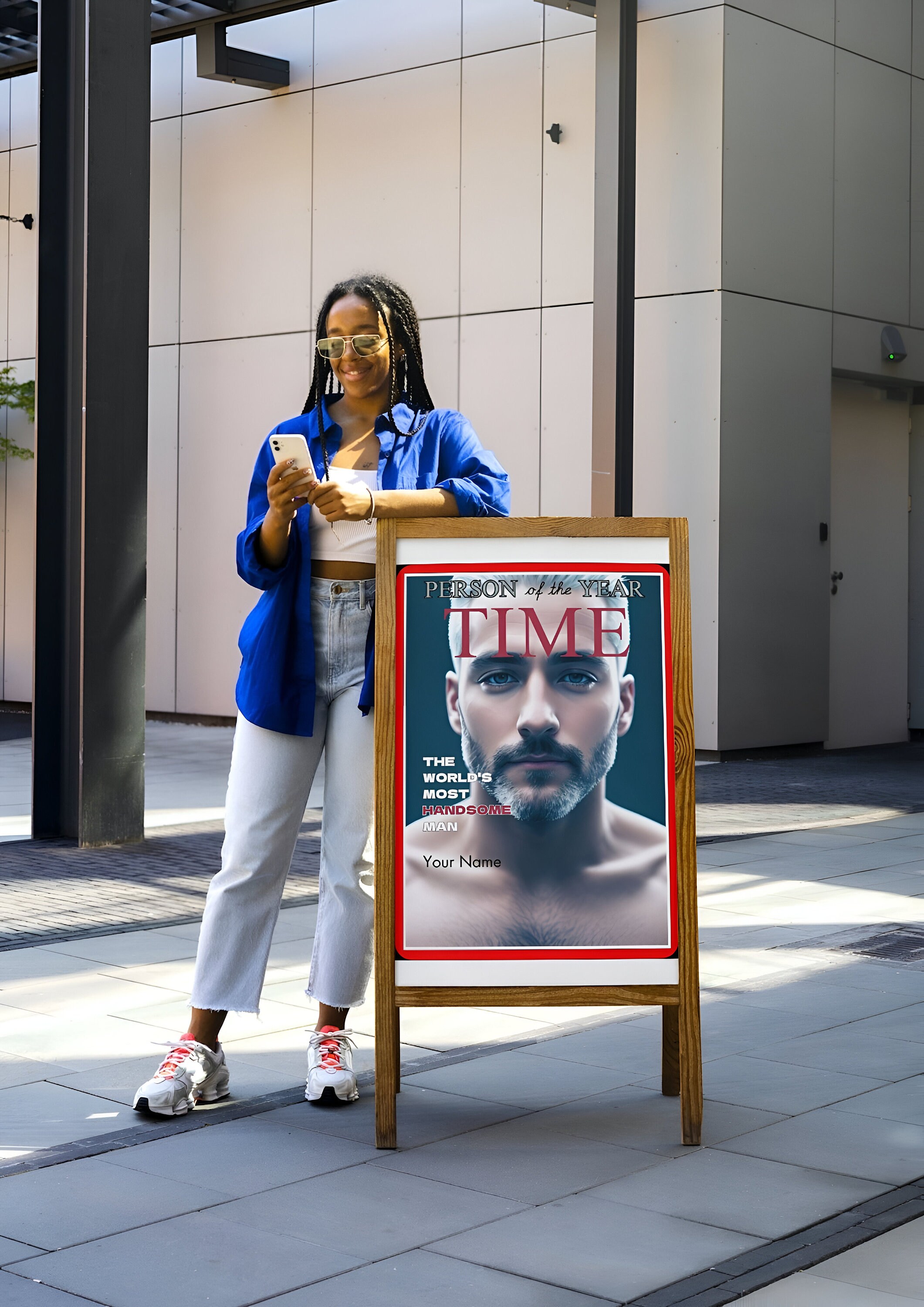 Custom Time Magazine Poster,personalized Gift for Friends, Man or Woman ...