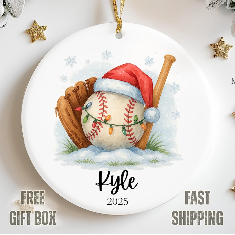 Baseball Christmas Svg - Etsy