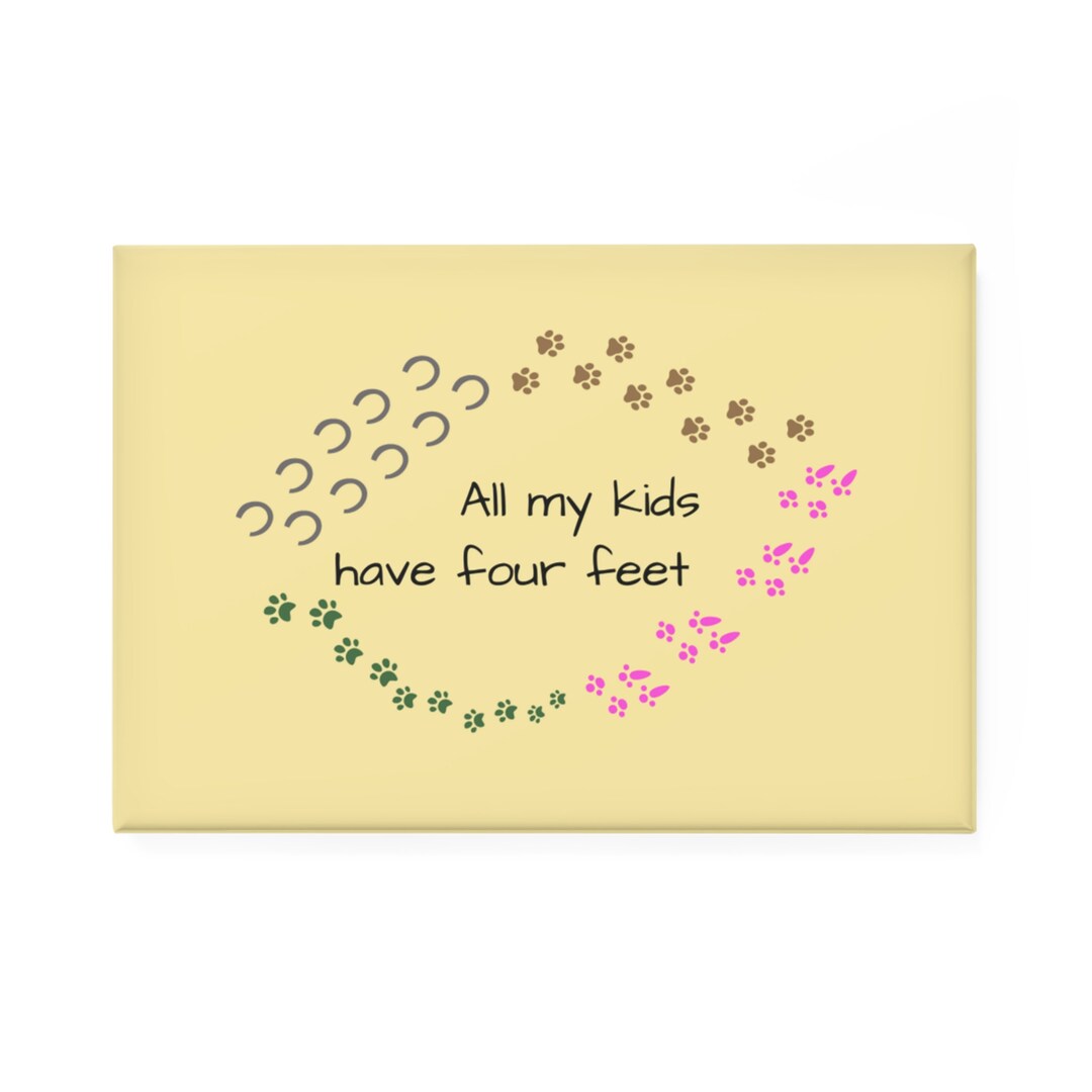 Pet Mom Magnet, Gift for Mom, Funny Fridge Magnet, Memory Magnet ...