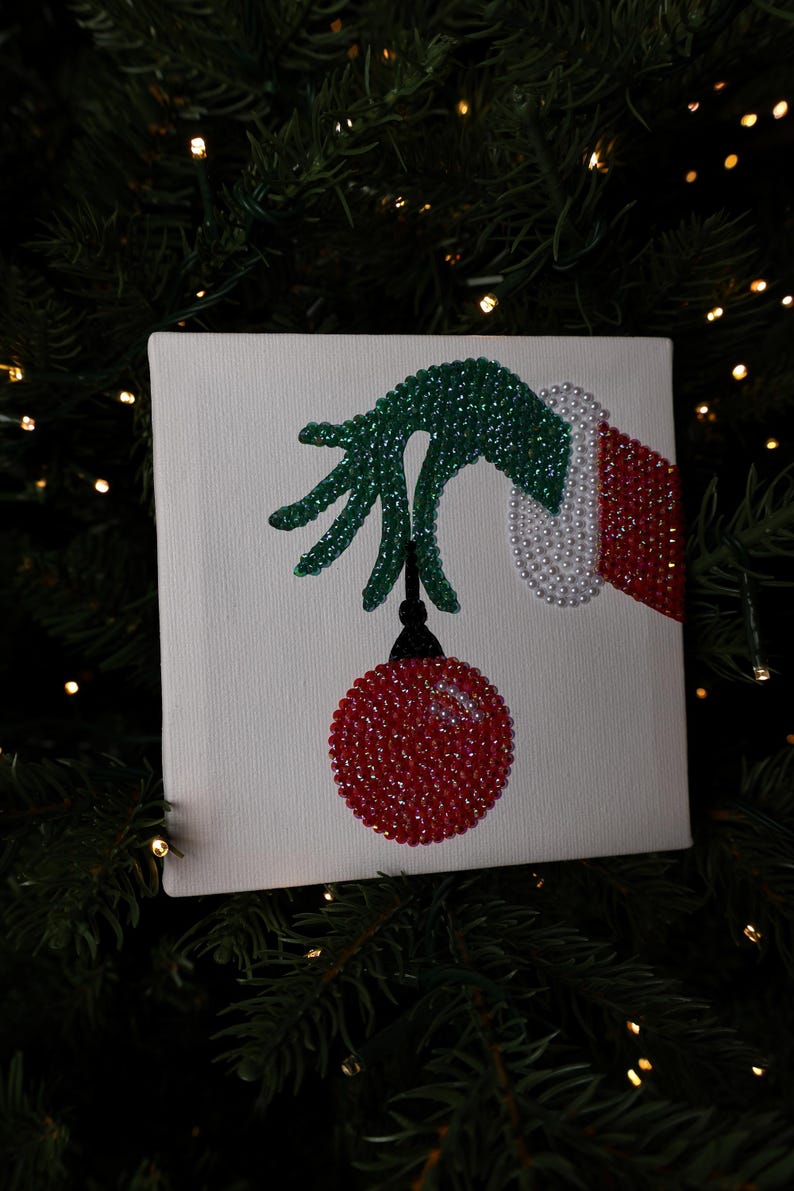 Grinch Christmas Ornament - Etsy