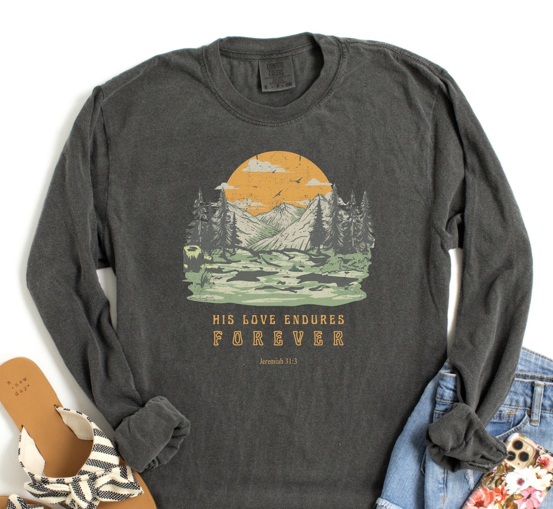 Christian Long Sleeve Shirt, Faith T Shirt, Comfort Colors, Christian ...