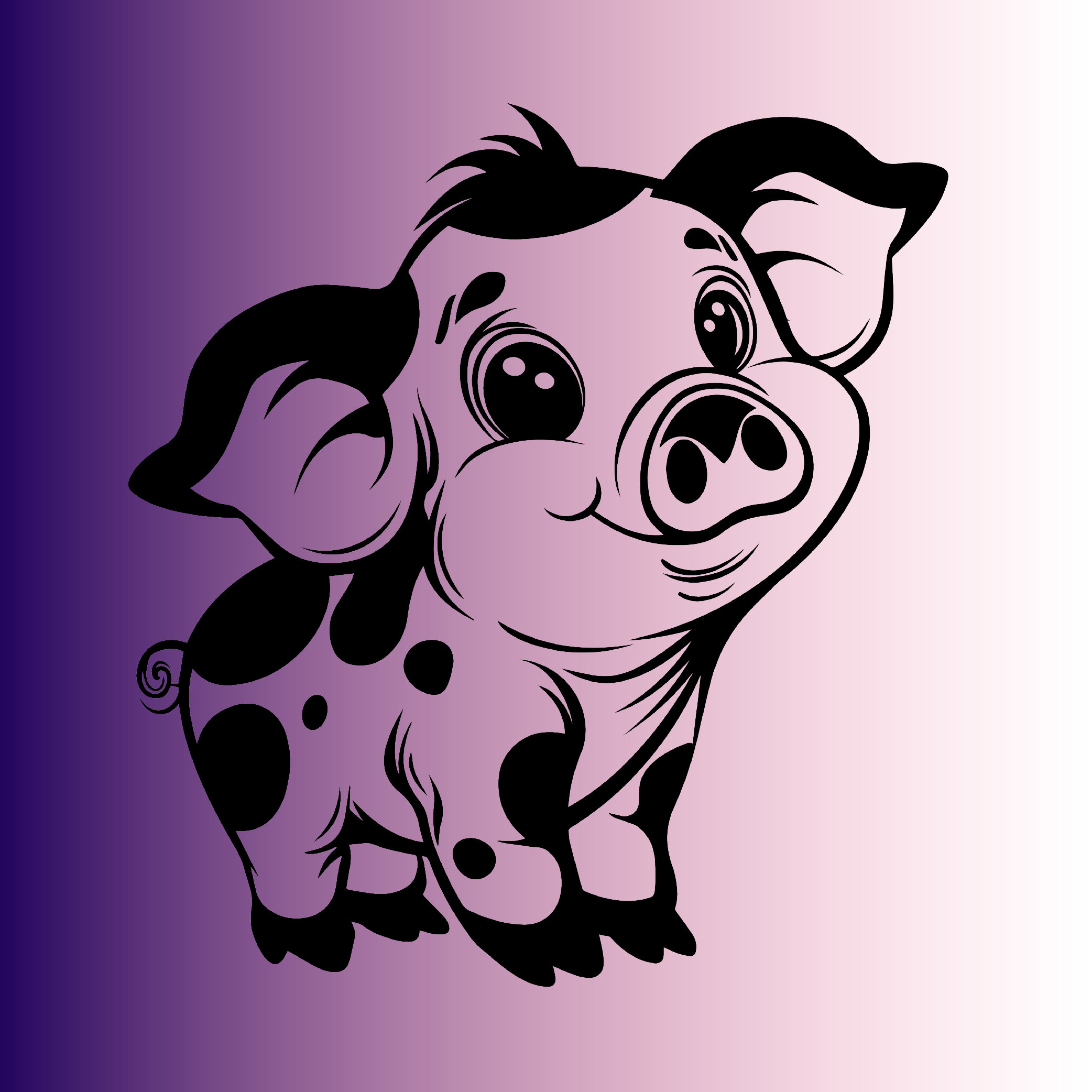 Pig Svg, Piggy Svg Png, Cute Pig, Pig Clipart, Cute Pig Svg, Pig Svg ...