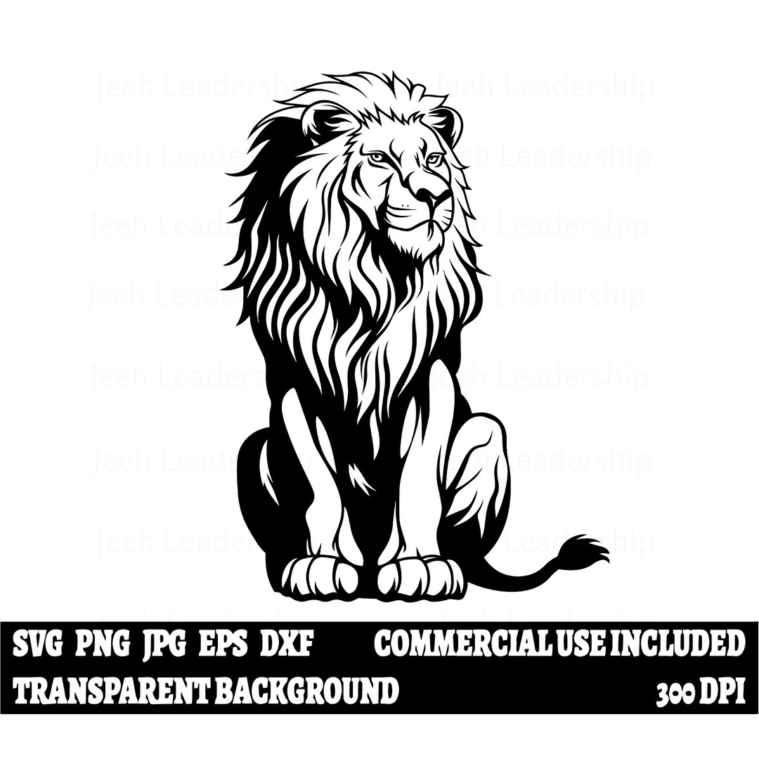 Lion SVG, PNG, Lion Vector Images, Roaring Lion Svg Cut Files for ...