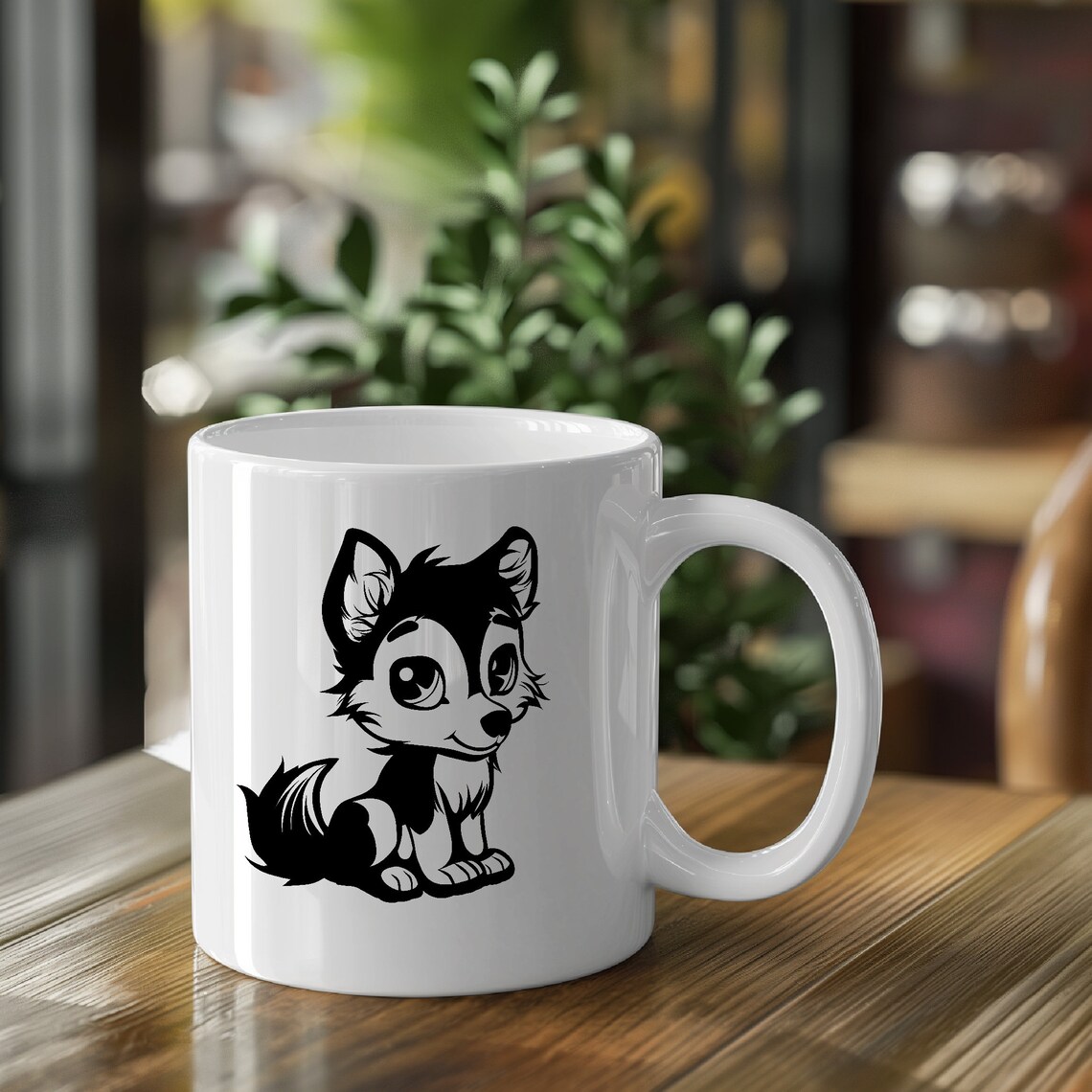 WOLF CUB SVG Png, Cute Wolf Svg, Cute Wolf Clipart, Cute Wolf Svg Cut ...