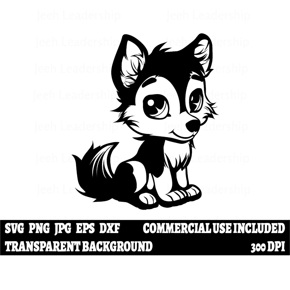WOLF CUB SVG Png, Cute Wolf Svg, Cute Wolf Clipart, Cute Wolf Svg Cut ...