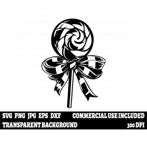 Lollipop Svg, Lollipop Clipart, Lollipop Vector Svg Cut File Cricut and ...