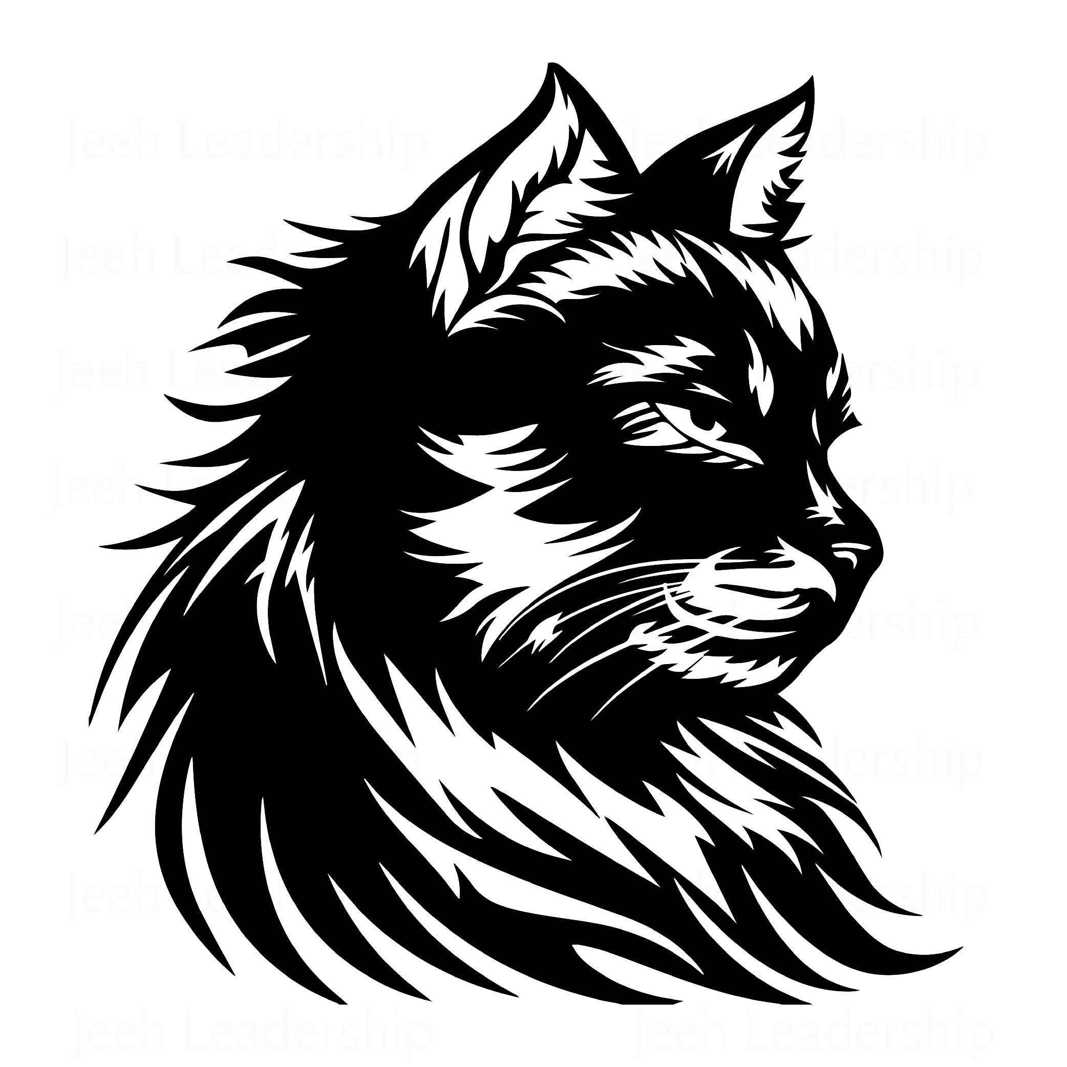 CAT Svg, CAT Clipart Svg, Cat Svg Cut Files for Cricut, Cat Face Svg - Etsy