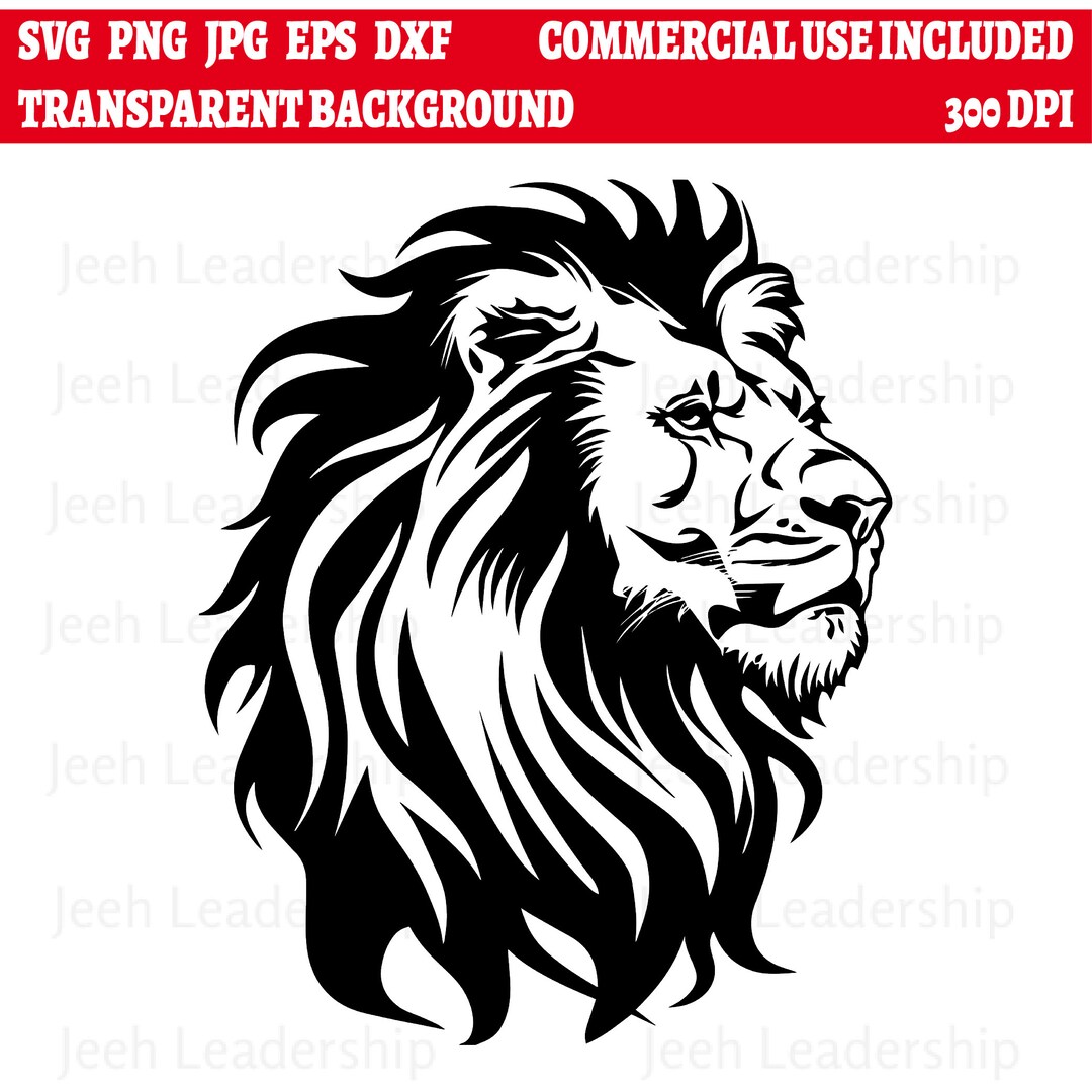 LION HEAD SVG, Lion Head Svg, Lion Head Svg Cut File for Cricut, Lion ...