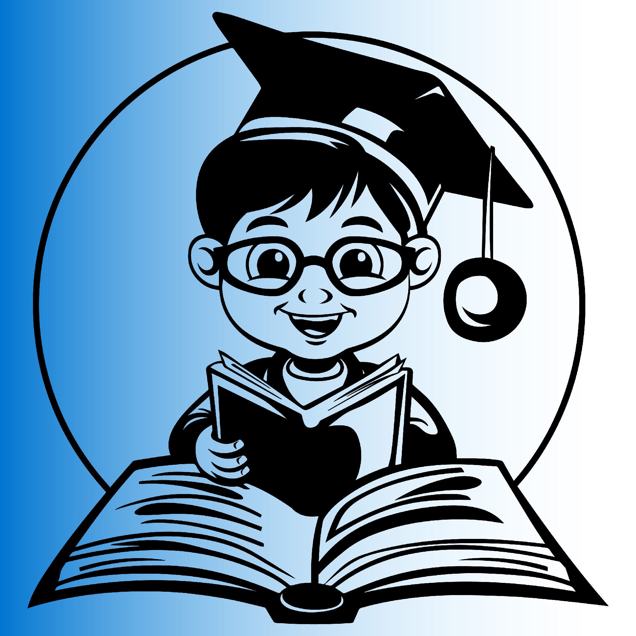 Boy Students Svg Png, School Clipart, Student Clipart Svg Cut Files for ...