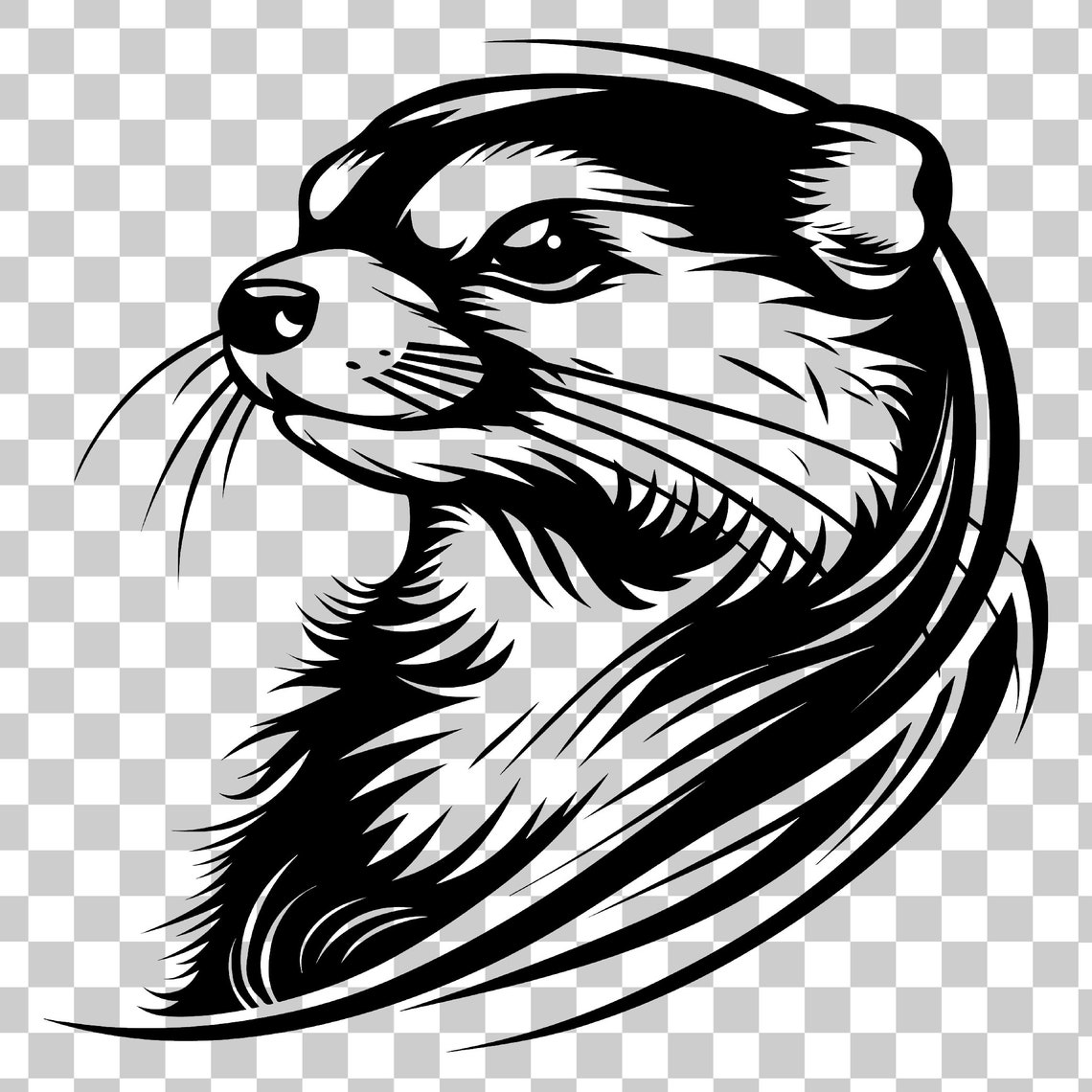 Ferret Svg, Png, Ferret Vector Svg Cut Files for Cricut and More ...