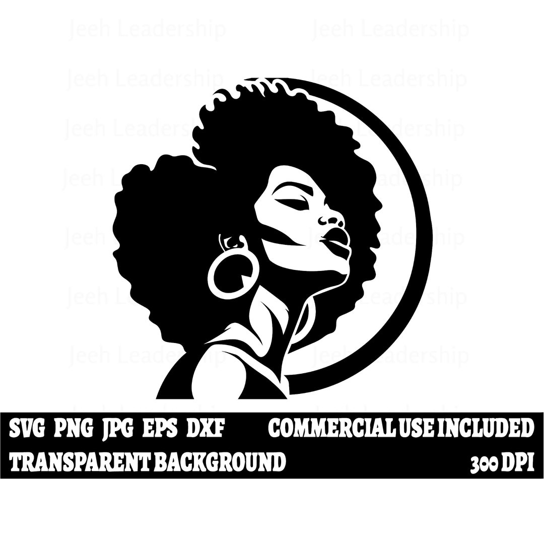 Black Woman SVG, Black Girl SVG, Black Lives Matter, Afro Lady Woman ...