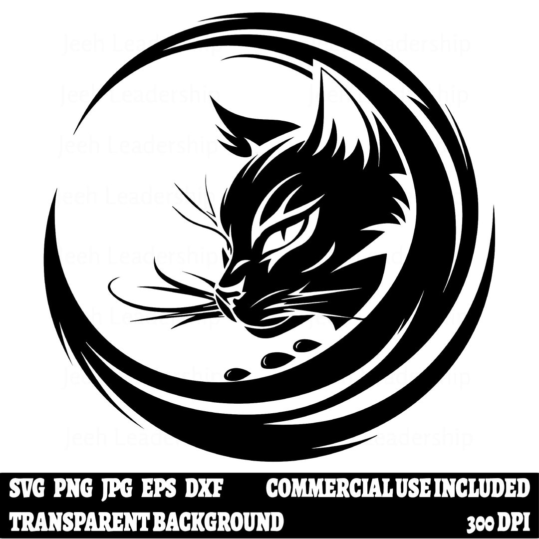 Cat Svg, Cat Logo Svg, Cat Black Svg, Cat Svg Cut Files for Cricut ...