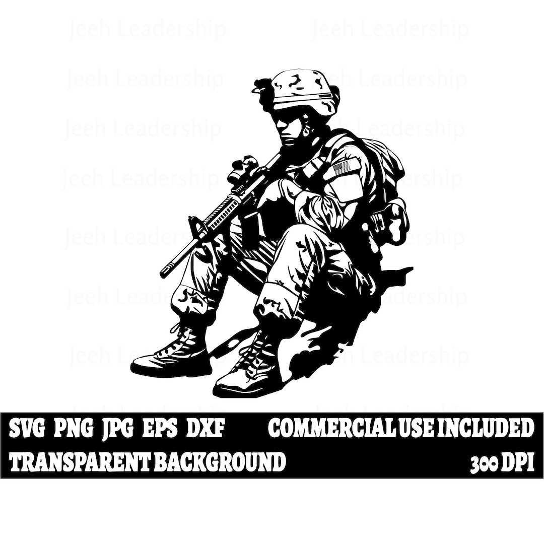 US Soldier SVG, Clipart Soldier Svg, Army Svg, Military Svg, Soldier ...