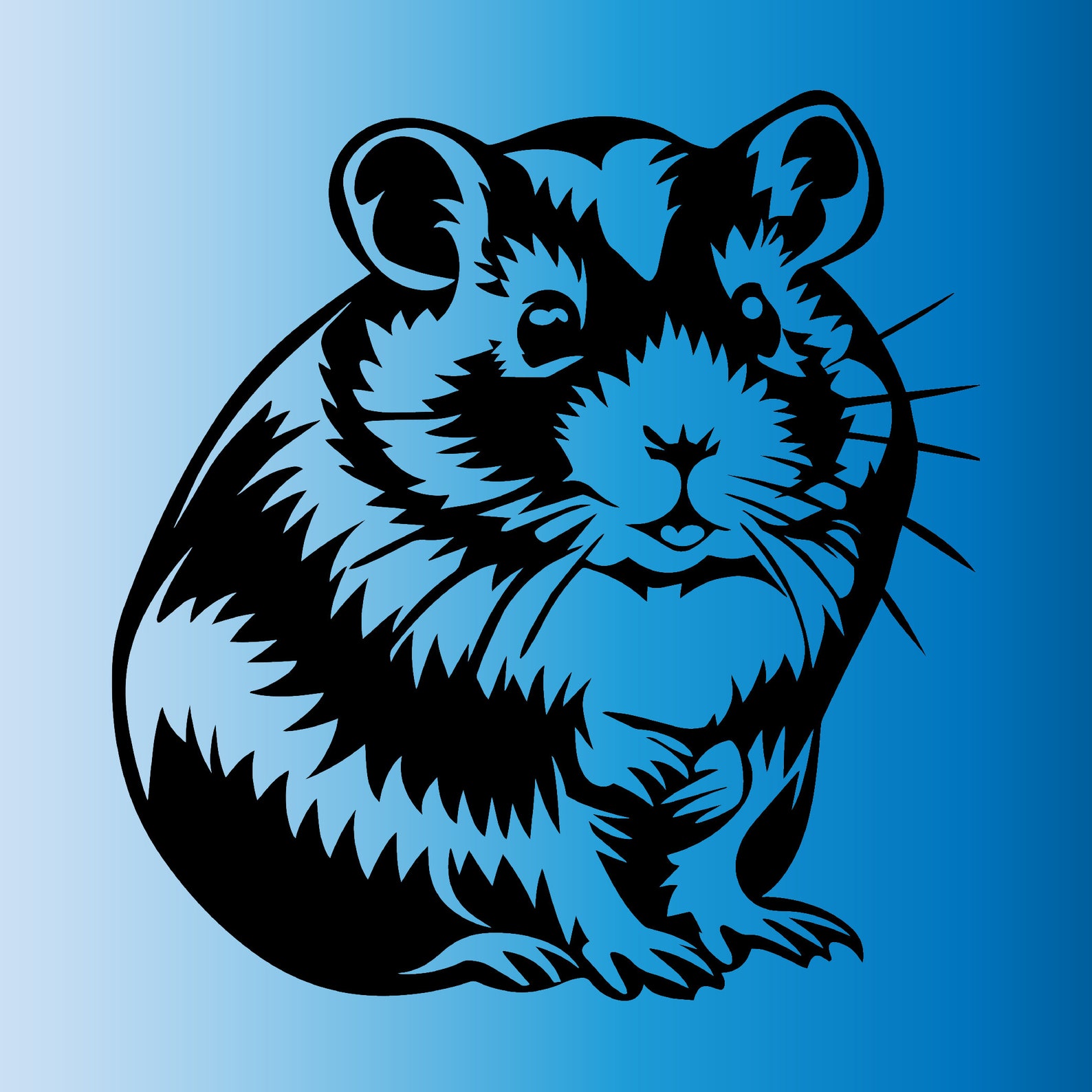 Hamster Svg, Clipart Hamster Svg, Hamster Vector, Svg Cut File for ...