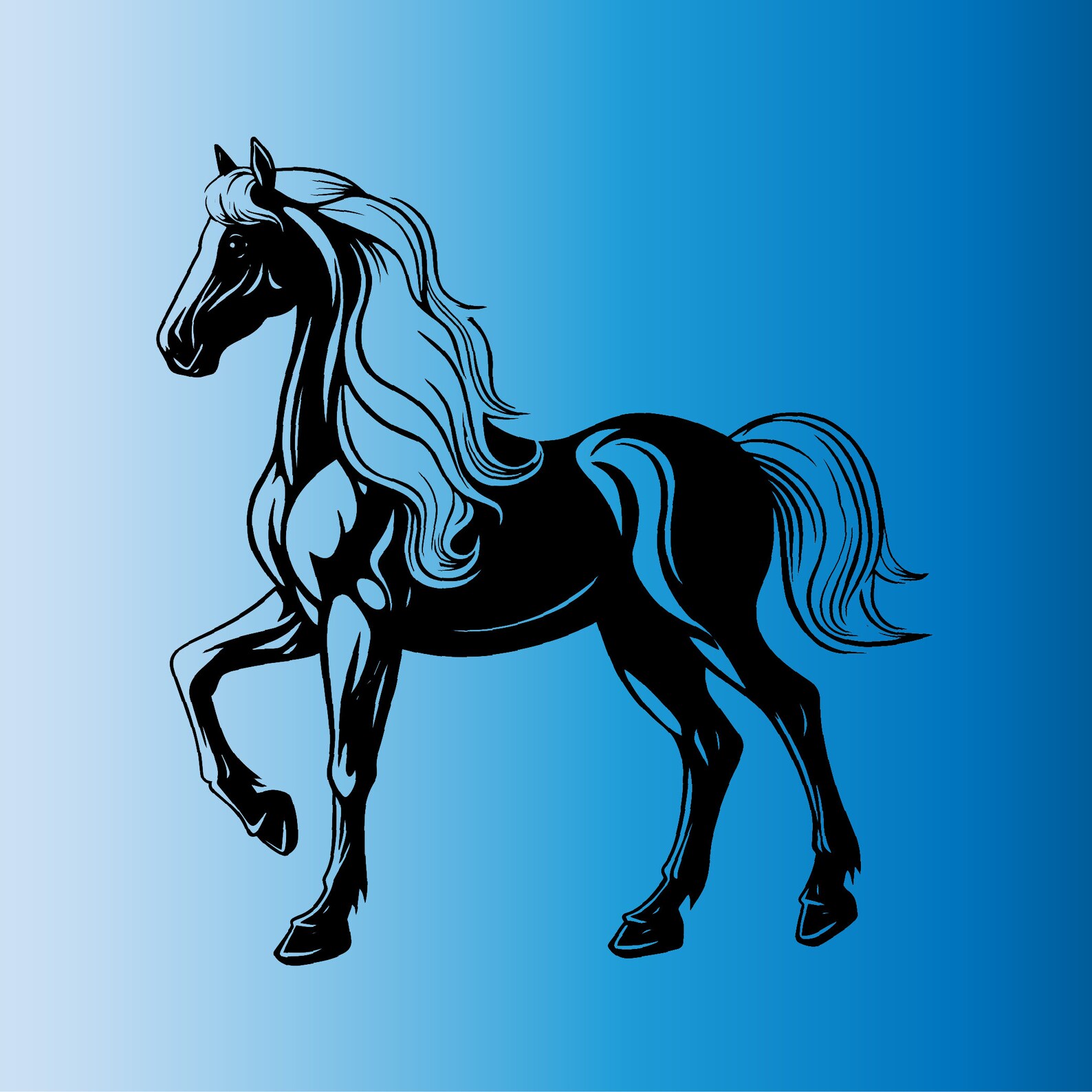 Horse SVG, Horse Clipart Svg, Horse Cut Files for Silhouette, Files for ...