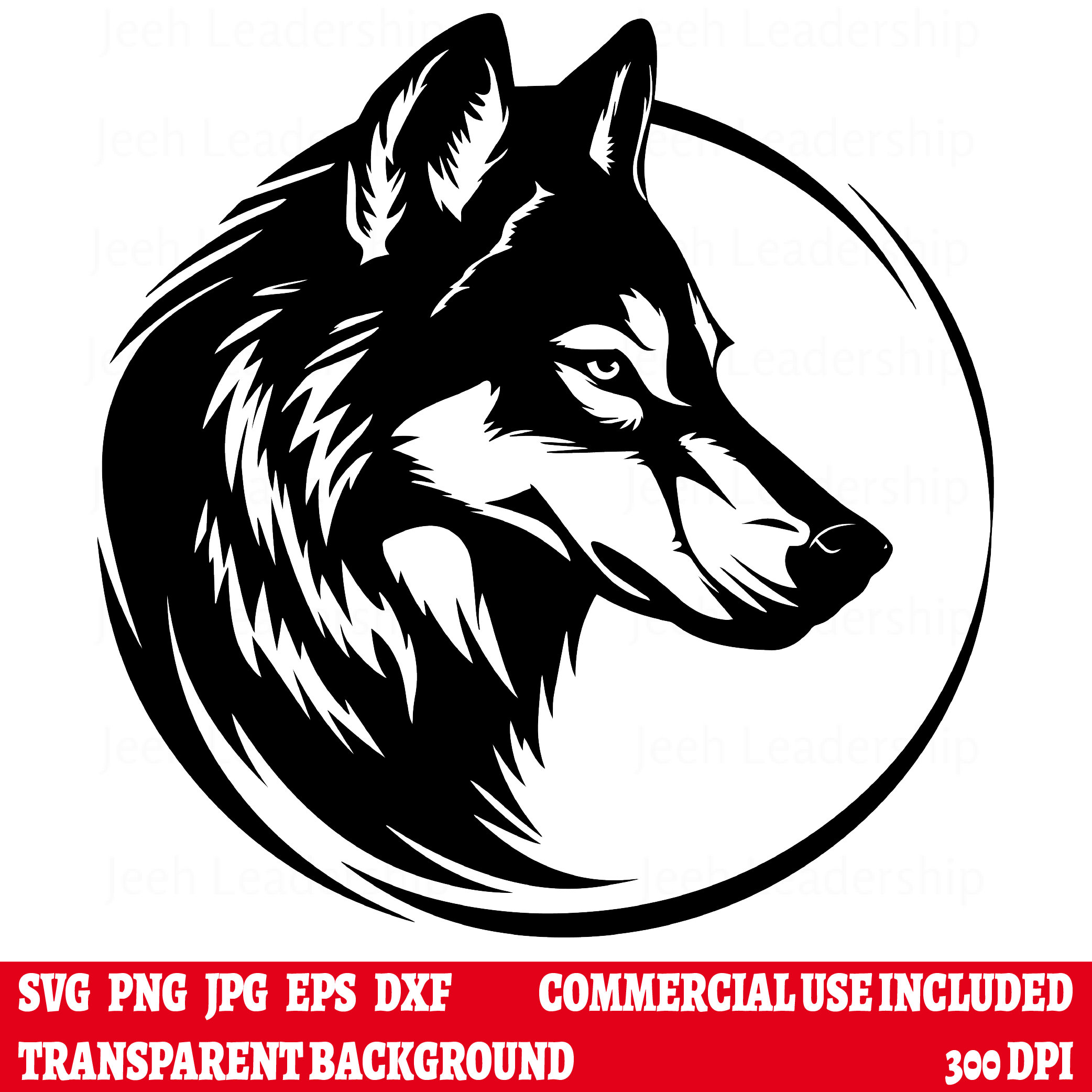 WOLF SVG, Wolf Clipart, Wolf Head Svg Cut File for Cricut, Wolf Face ...