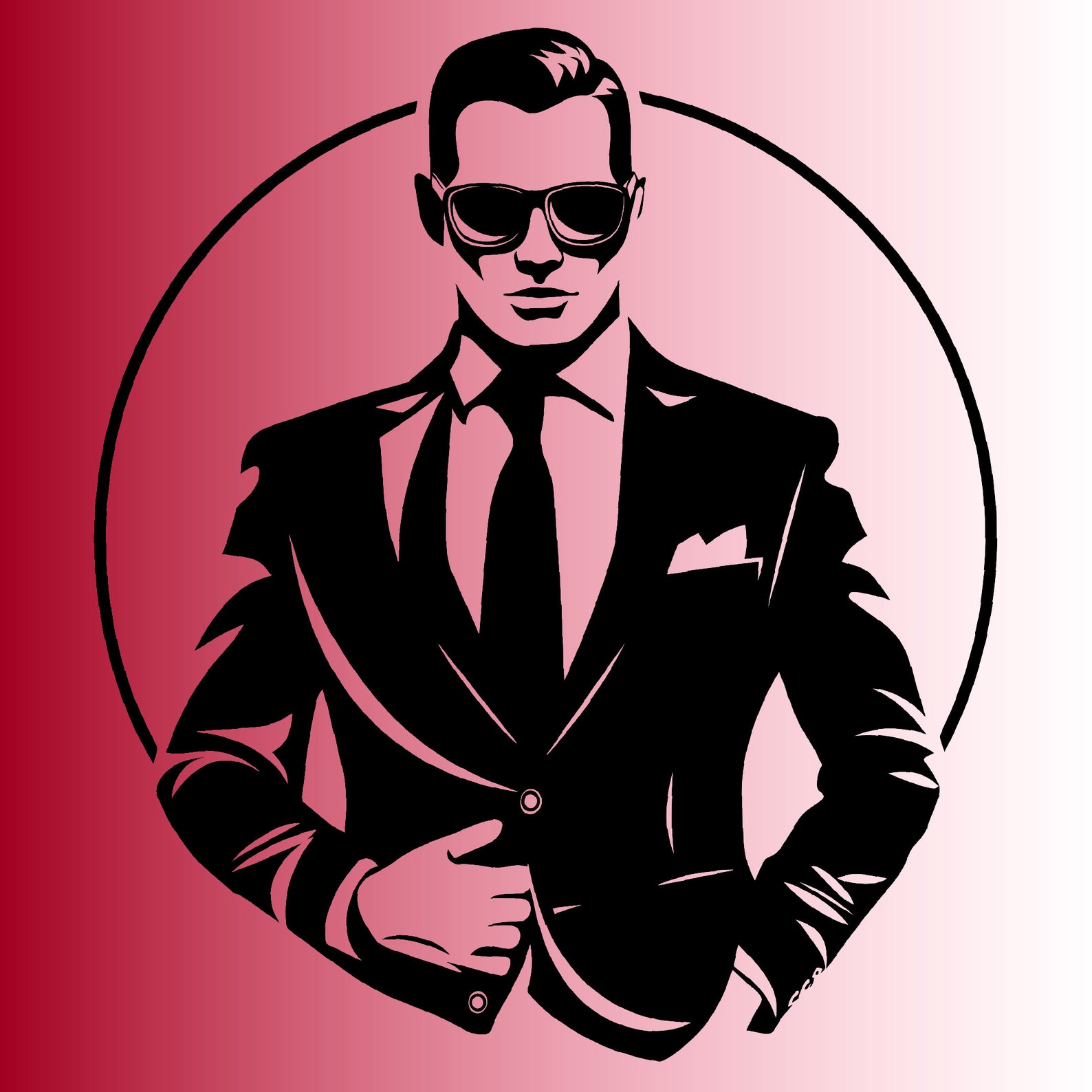 Man in Suit Svg PNG, Man Wearing Suit Svg, Man Svg Files for Cricut and ...