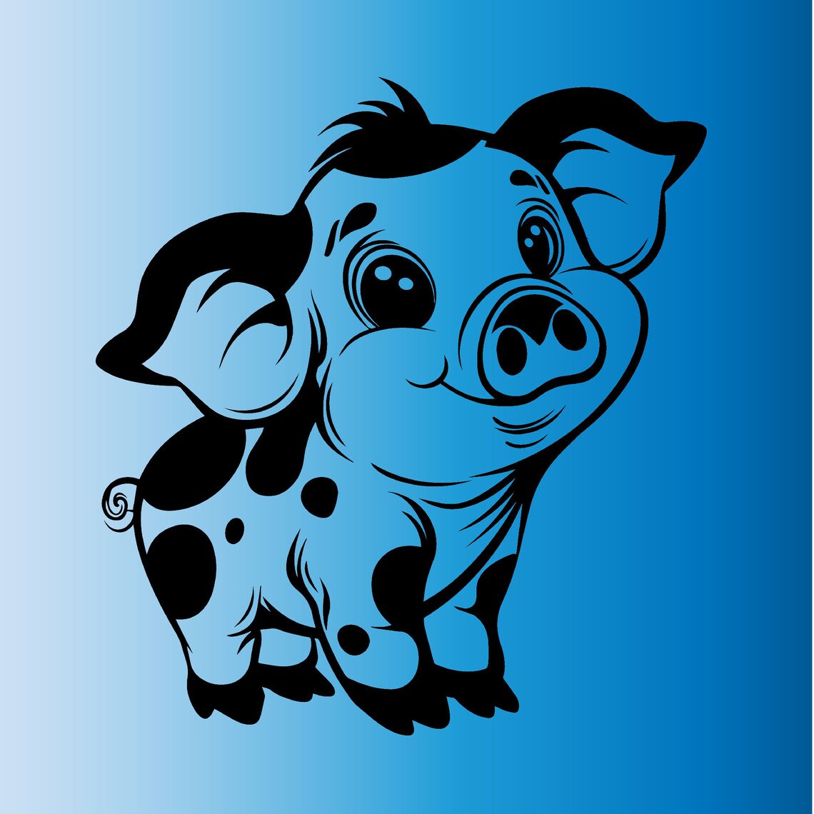 Pig Svg, Piggy Svg Png, Cute Pig, Pig Clipart, Cute Pig Svg, Pig Svg ...