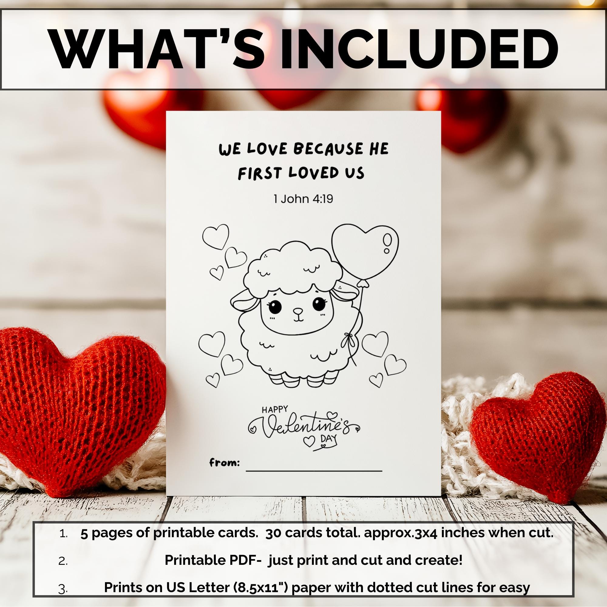 30 Bible Verse Valentine Cards, Printable Christian Bible Verse ...