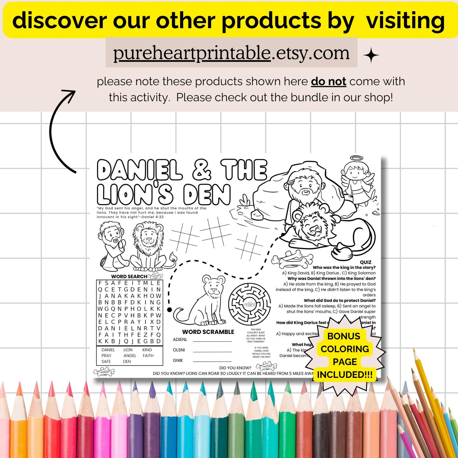 Nehemiah Activity Placemat, Bible Story Coloring Activity, Sunday ...