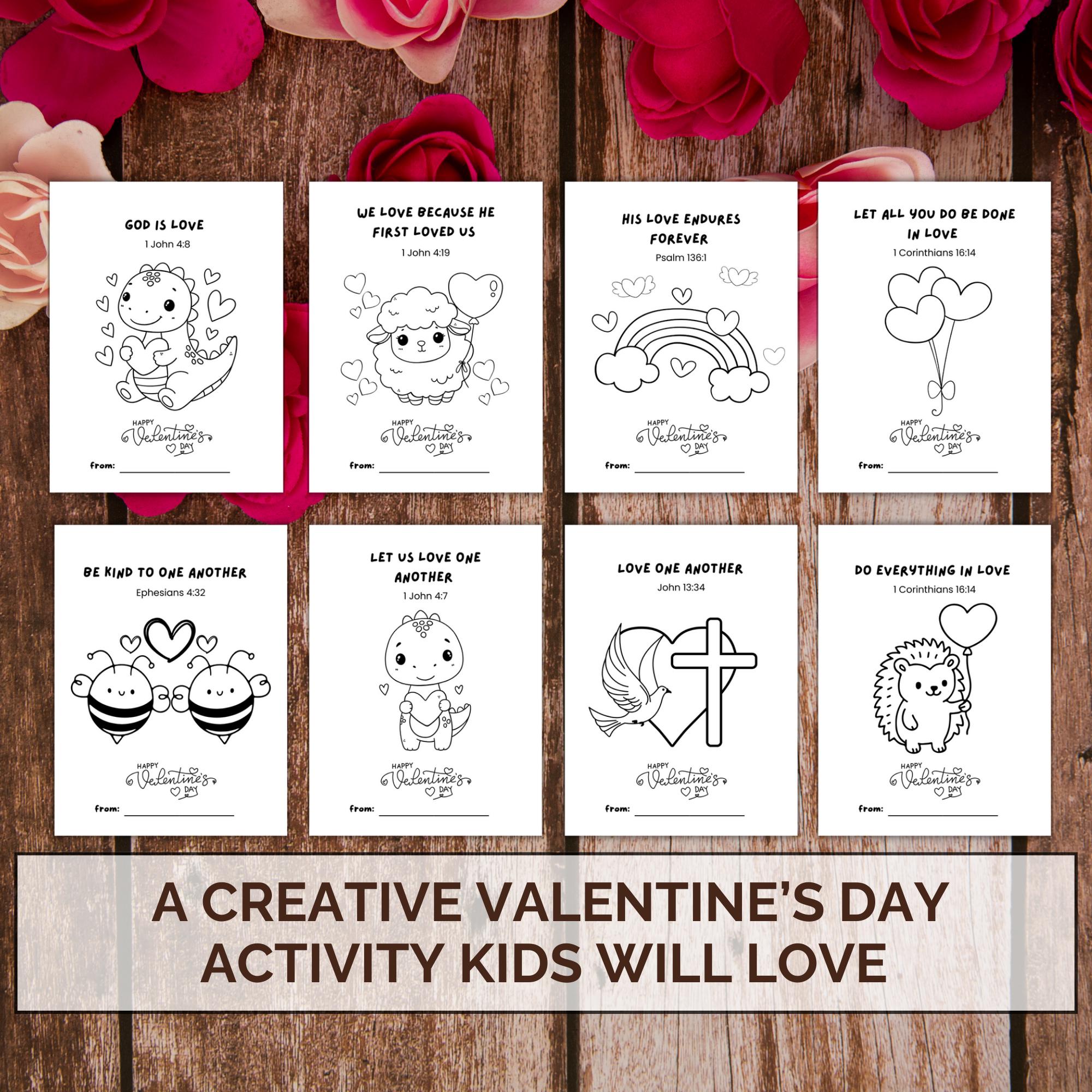 30 Bible Verse Valentine Cards, Printable Christian Bible Verse ...