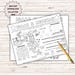 Isaac and Rebekah Printable Placemat, Bible Activity Placemat, Sunday ...