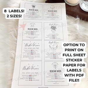 Printable Scripture Jar, Bible Verses Jar for Feelings and Emotions ...