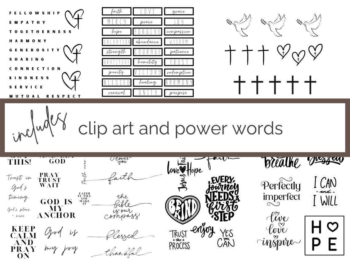 Christian Vision Board Printables - 300+ Beautiful Images, Spiritual ...