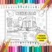 Nehemiah Activity Placemat, Bible Story Coloring Activity, Sunday ...