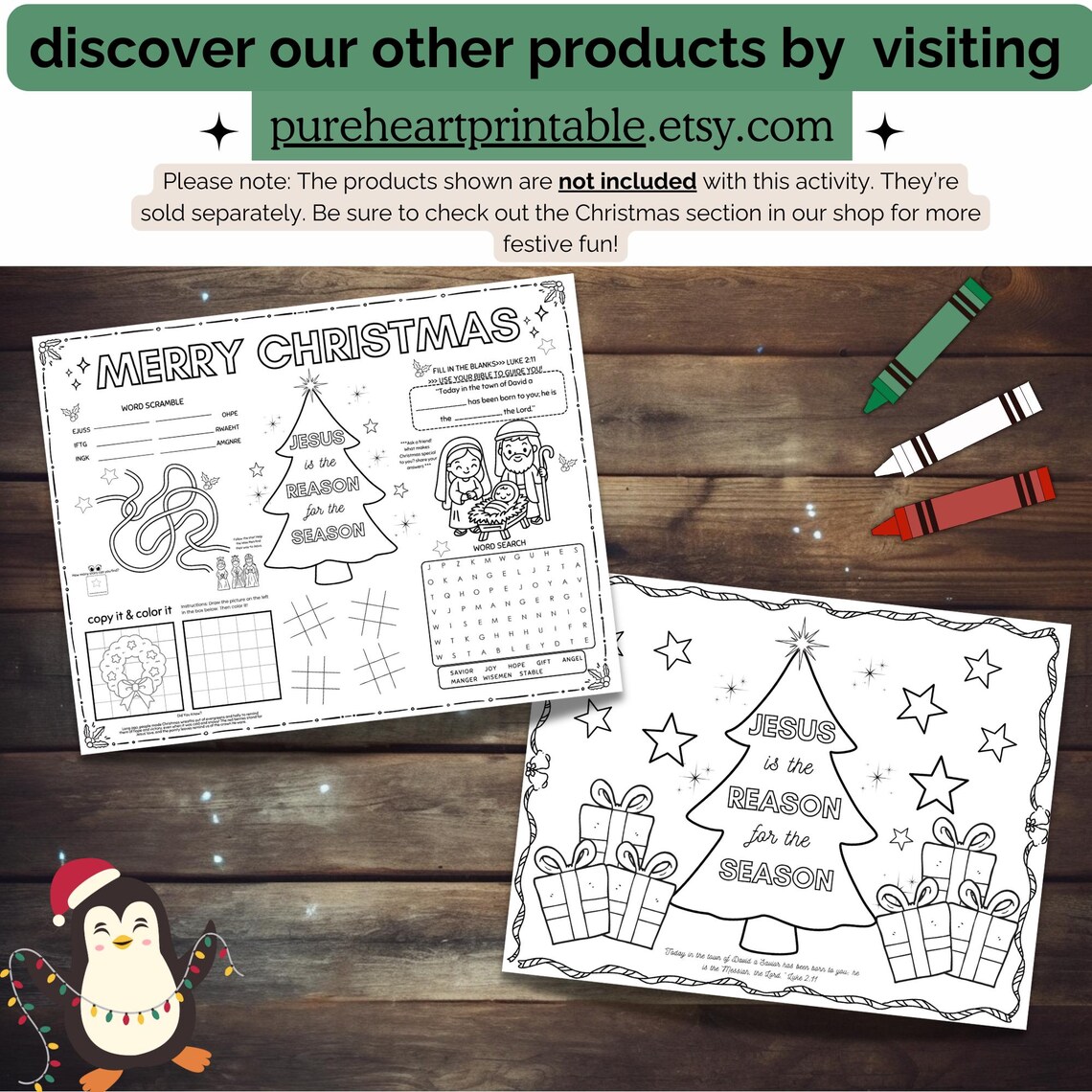 Candy Cane Gospel Activity Placemat, Legend of the Candy Cane Poem ...