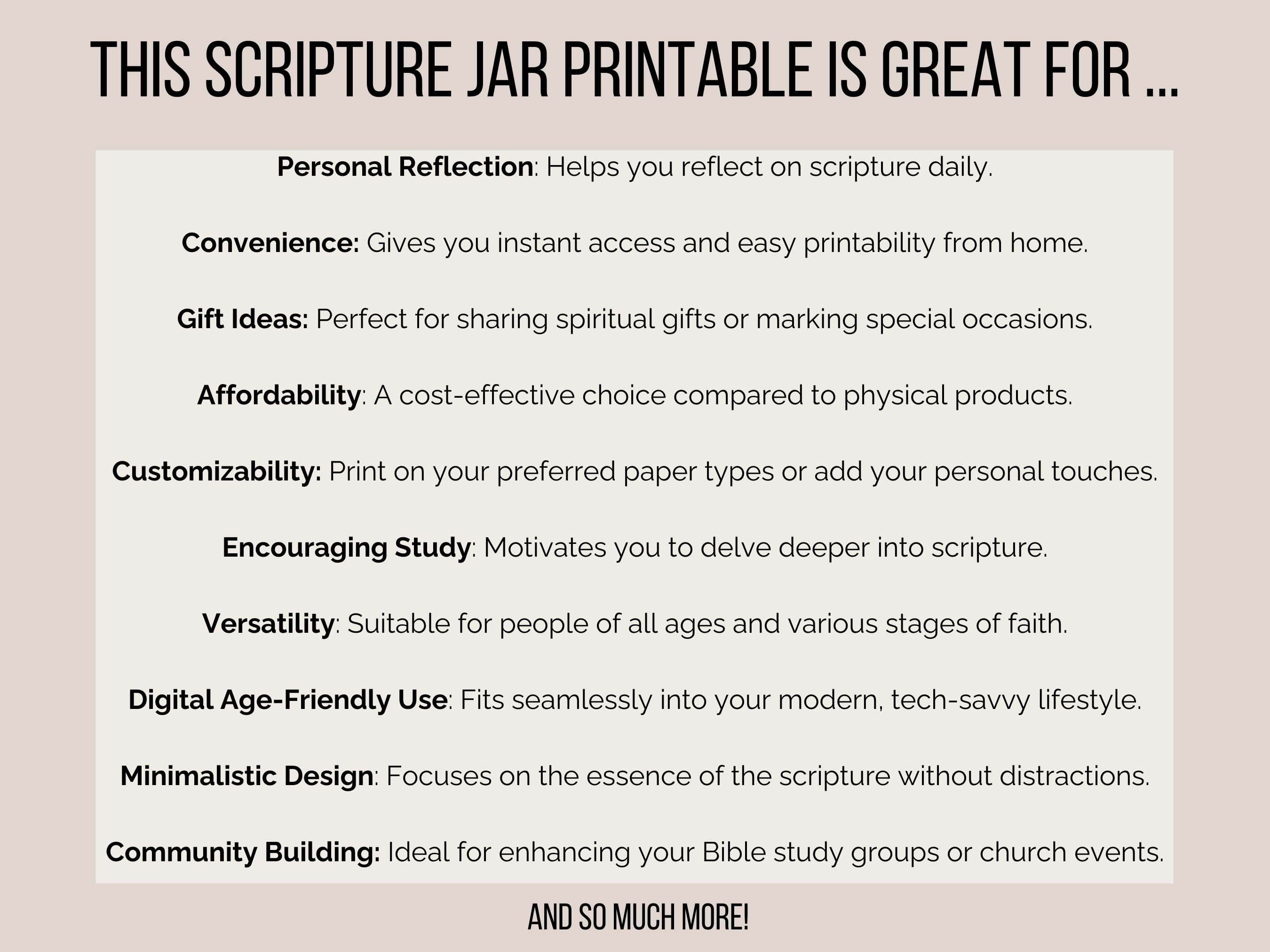 Printable Scripture Jar Kit, Bible Verses for Feelings and Emotions ...