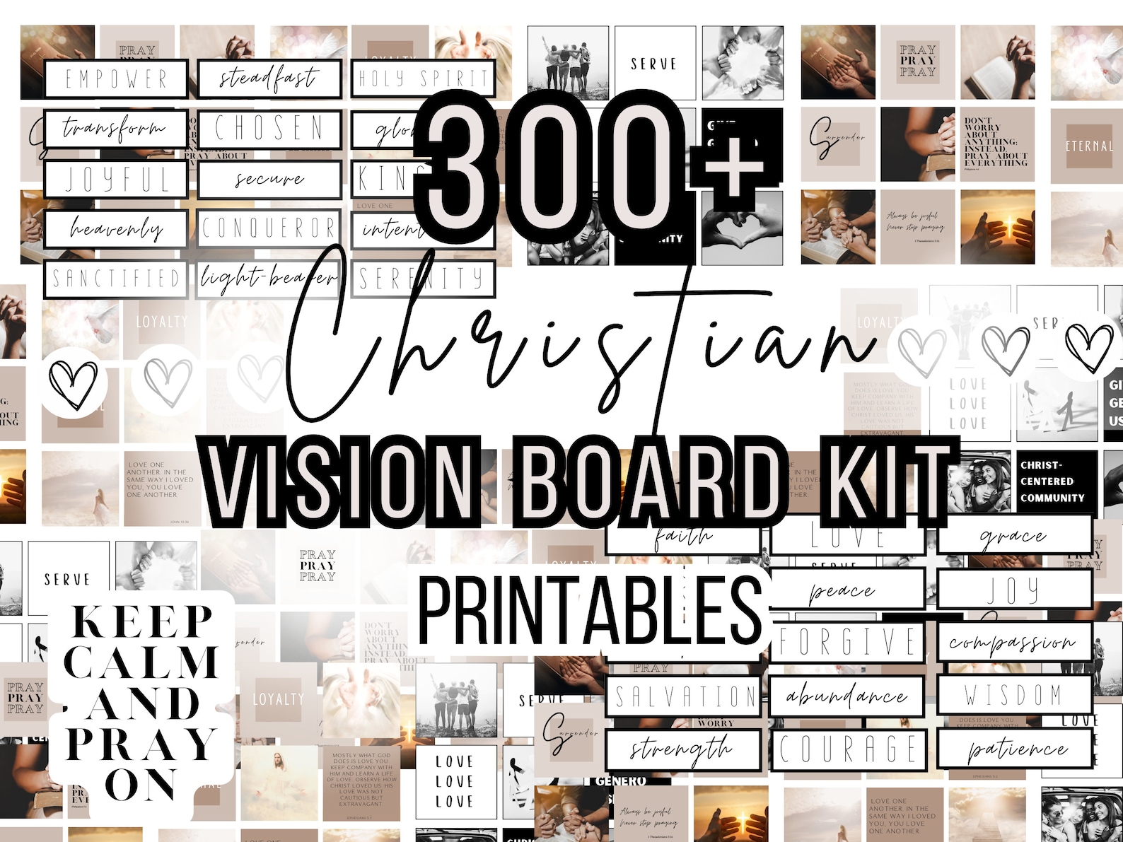 Christian Vision Board Printables - 300+ Beautiful Images, Spiritual ...