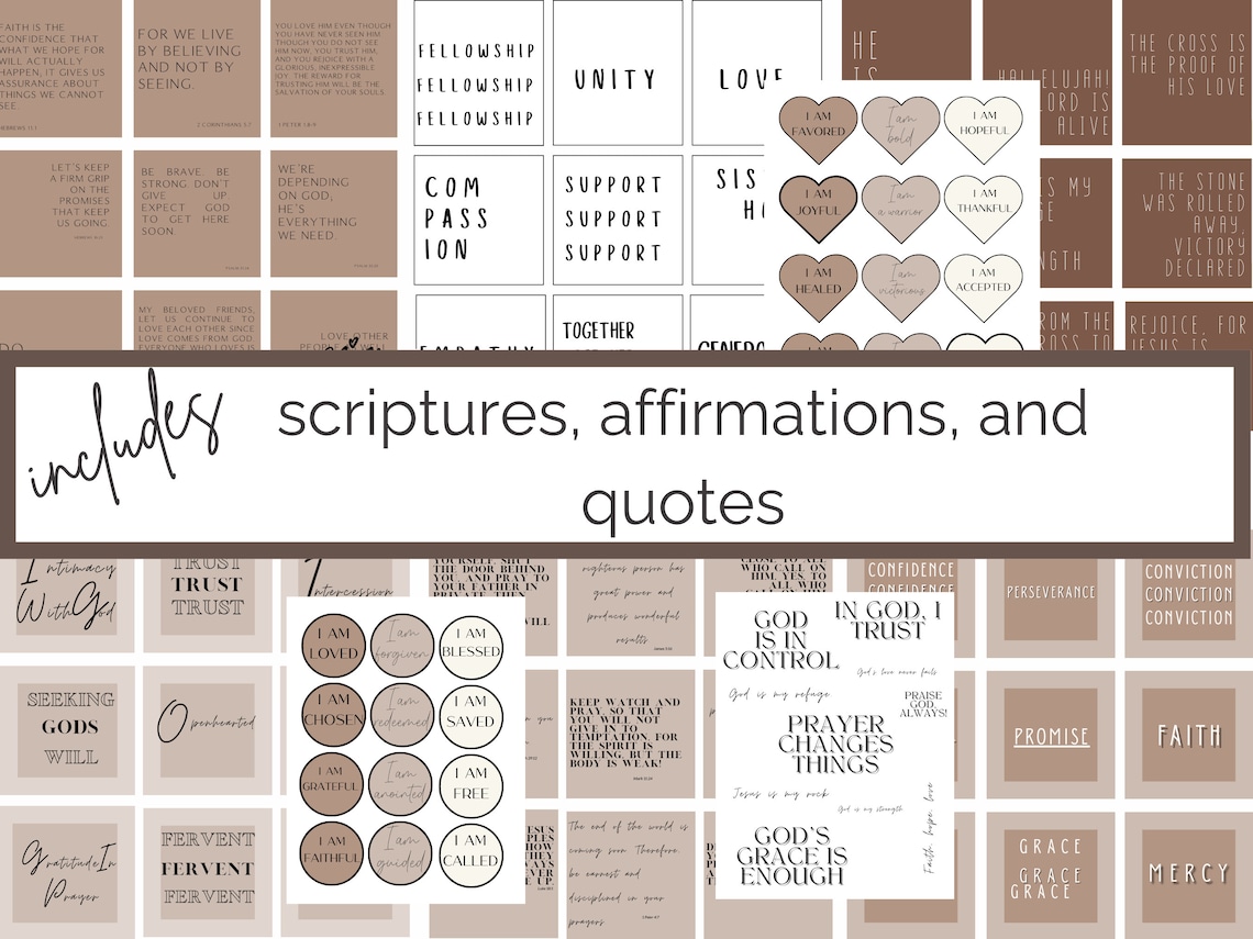Christian Vision Board Printables - 300+ Beautiful Images, Spiritual ...
