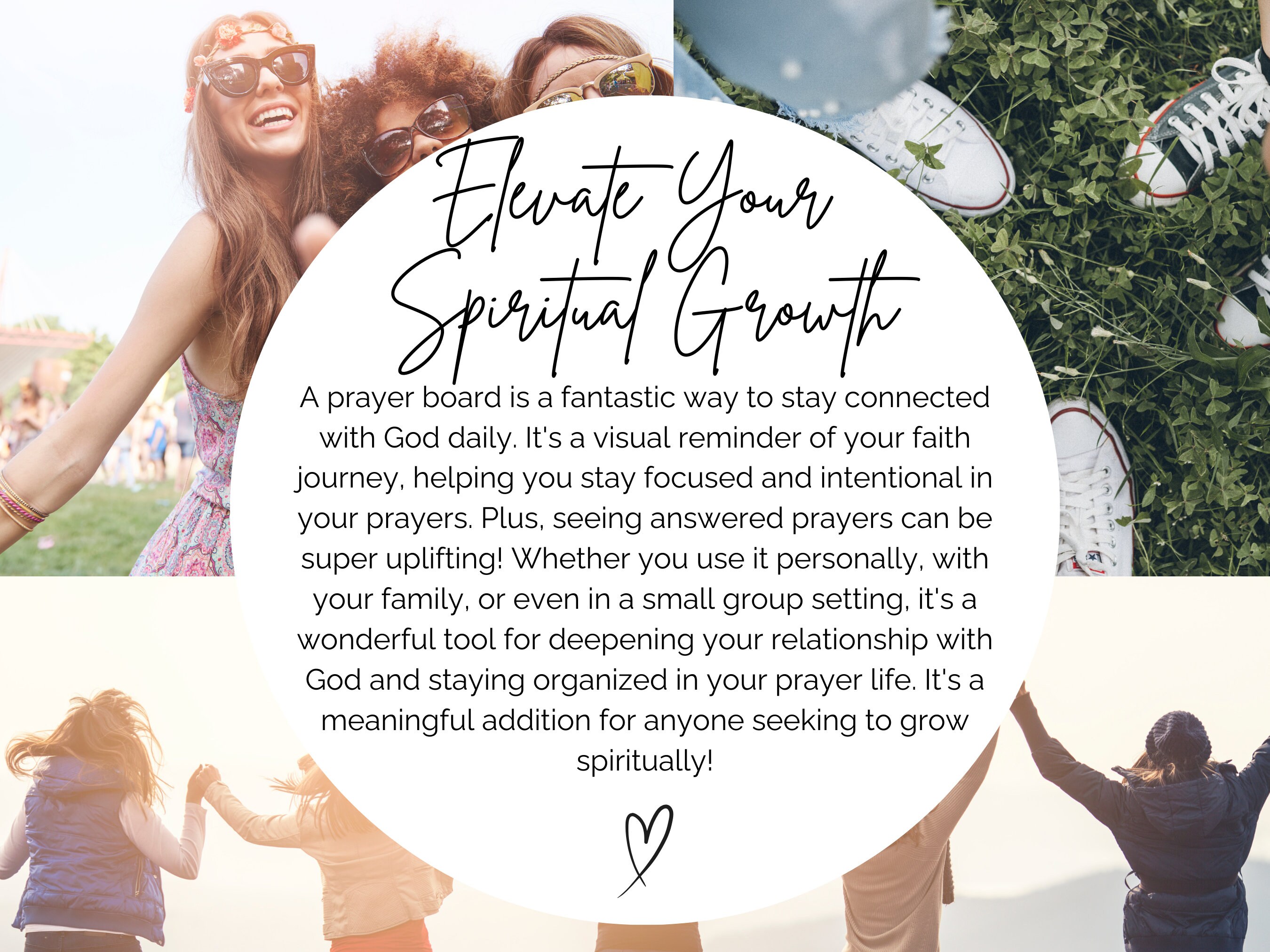 Prayer Board Printable, Christian Vision Board Words, Daily Prayer ...