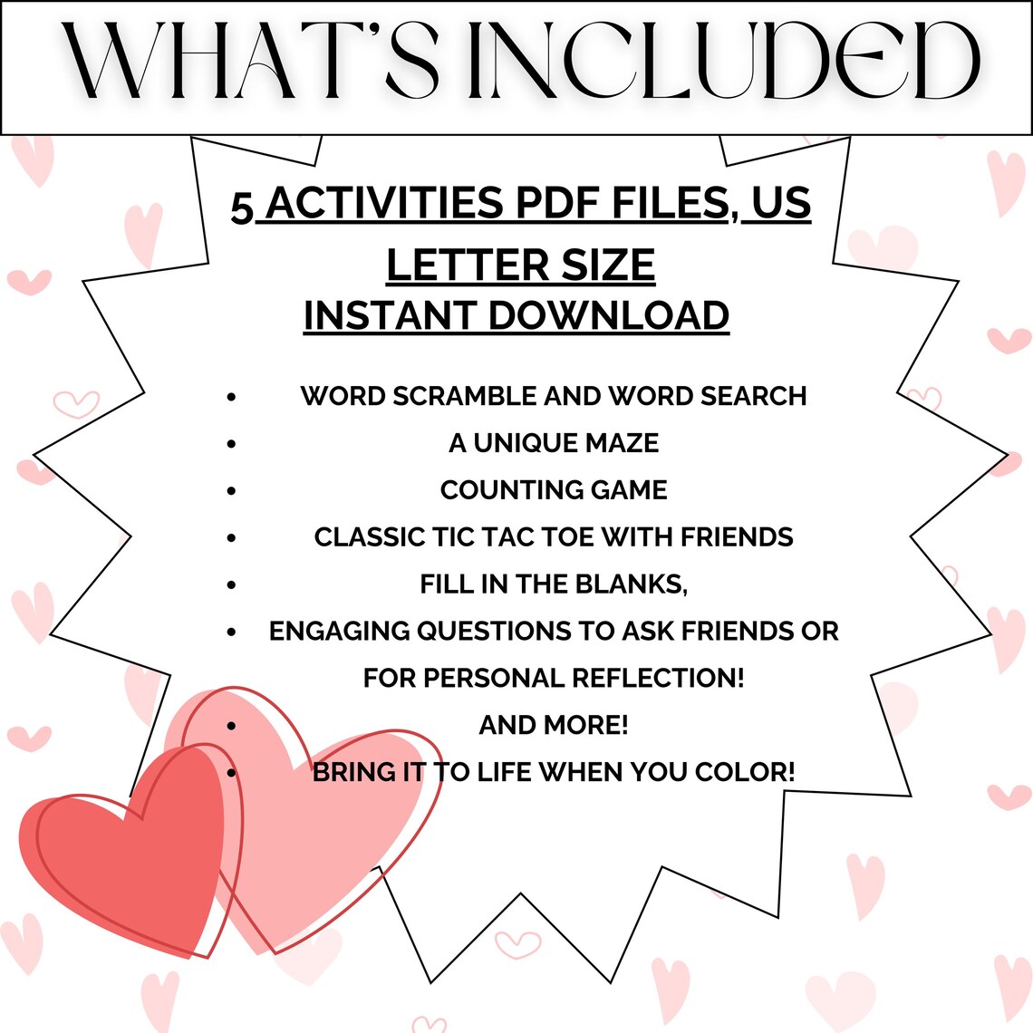 Printable Christian Valentines Day Placemat Activity Bundle,valentines ...