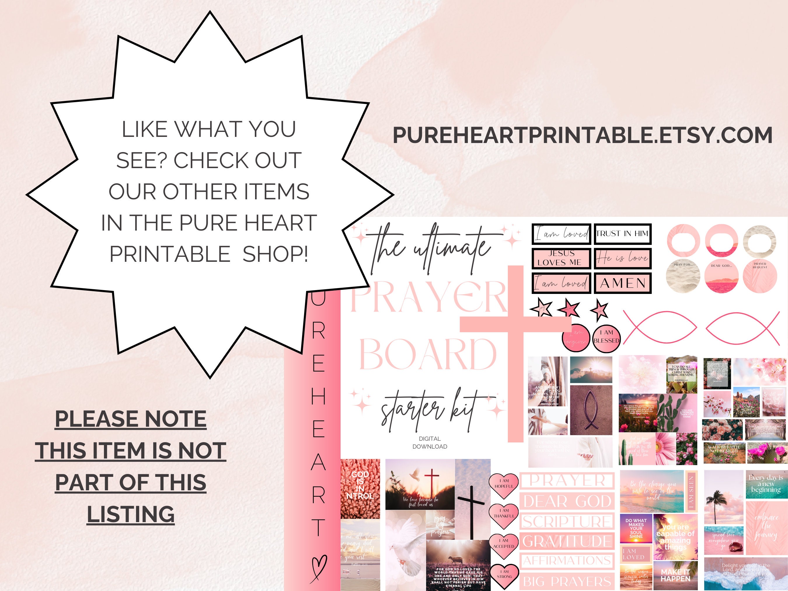 Christian Vision Board Printables 300 Beautiful Images, Spiritual ...