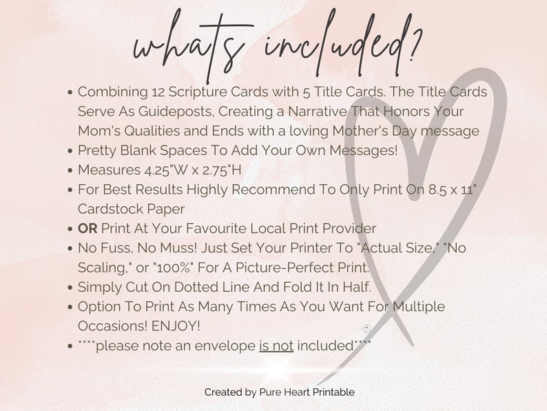 Printable Mother's Day Scripture Cards, Set of 12 Bible Memory Verse ...