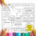 Abraham Printable Placemat Activity, Old Testament Coloring Page, Bible ...