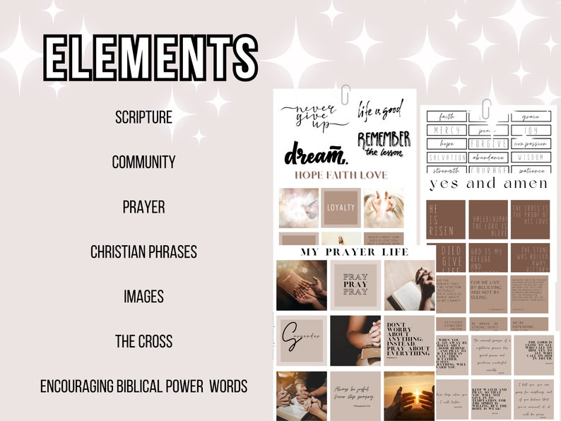 Christian Vision Board Printables 300 Beautiful Images, Spiritual ...