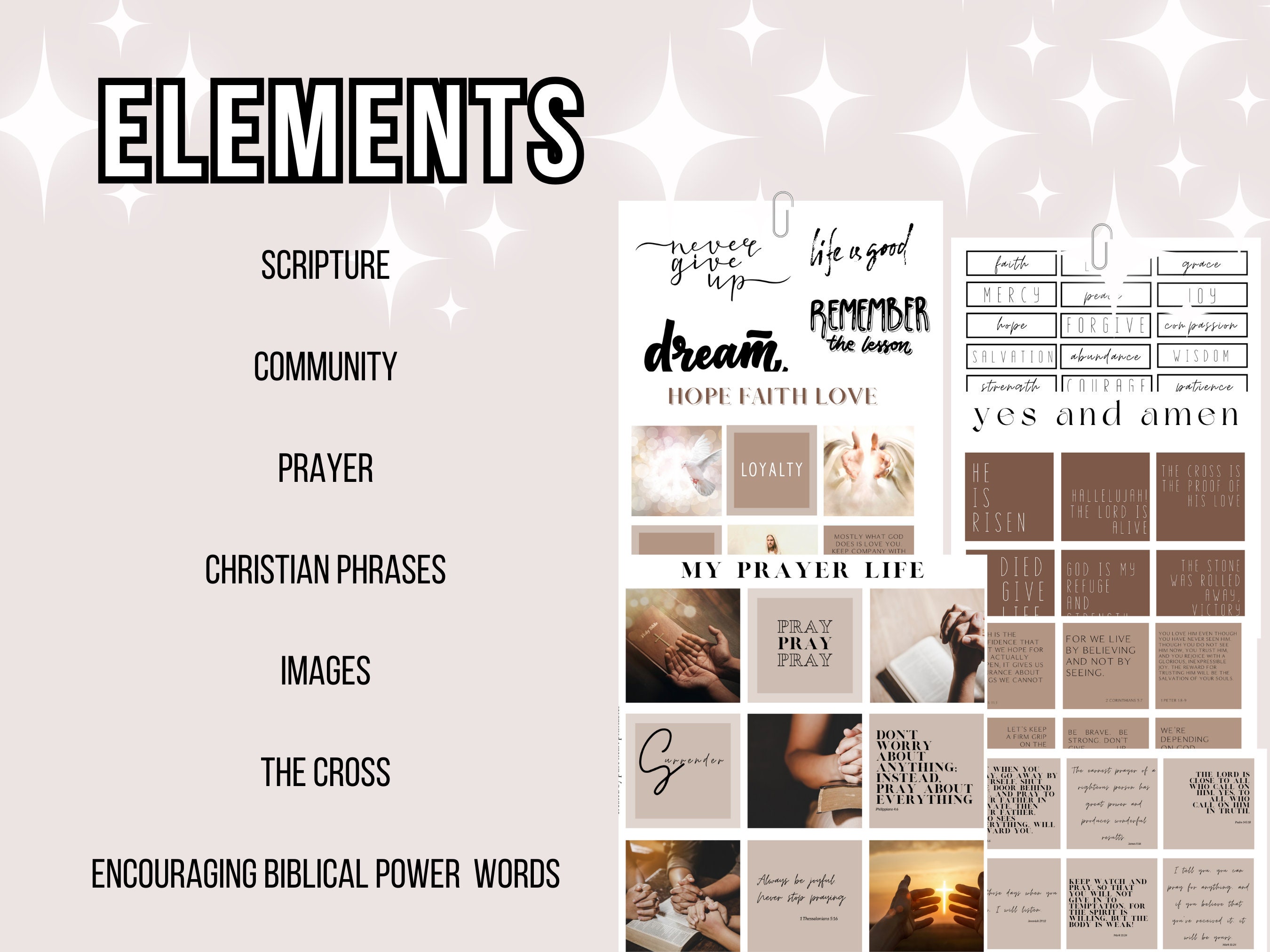 Christian Vision Board Printables 300 Beautiful Images, Spiritual ...