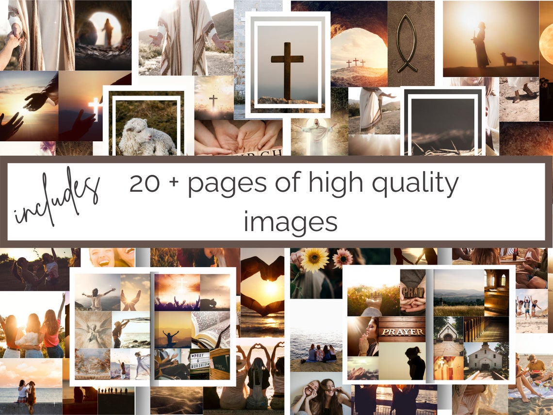Christian Vision Board Printables - 300+ Beautiful Images, Spiritual ...