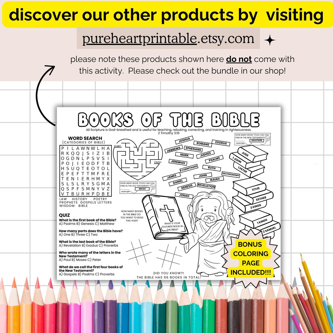 Queen Esther Activity Placemat, Bible Coloring Pages, Old Testament ...