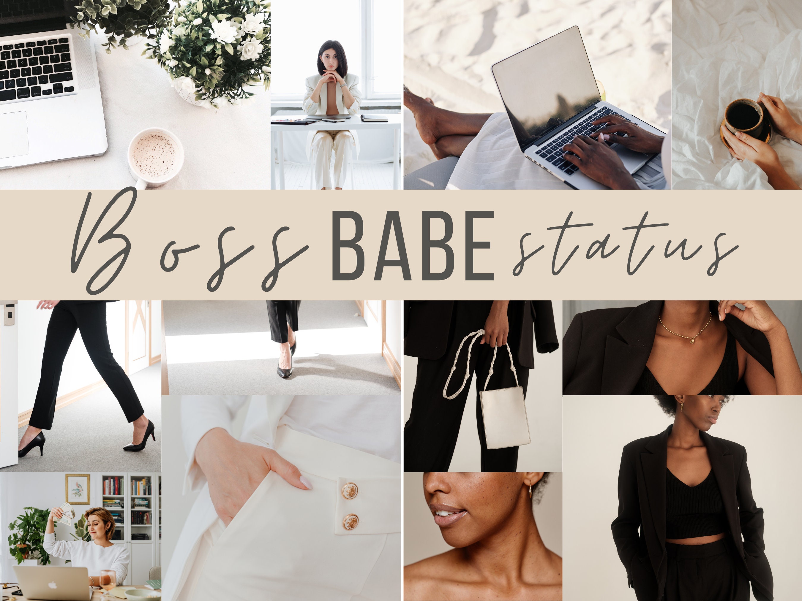 Printable Vision Board Kit to Manifest Money, Good Business, & Wealth ...