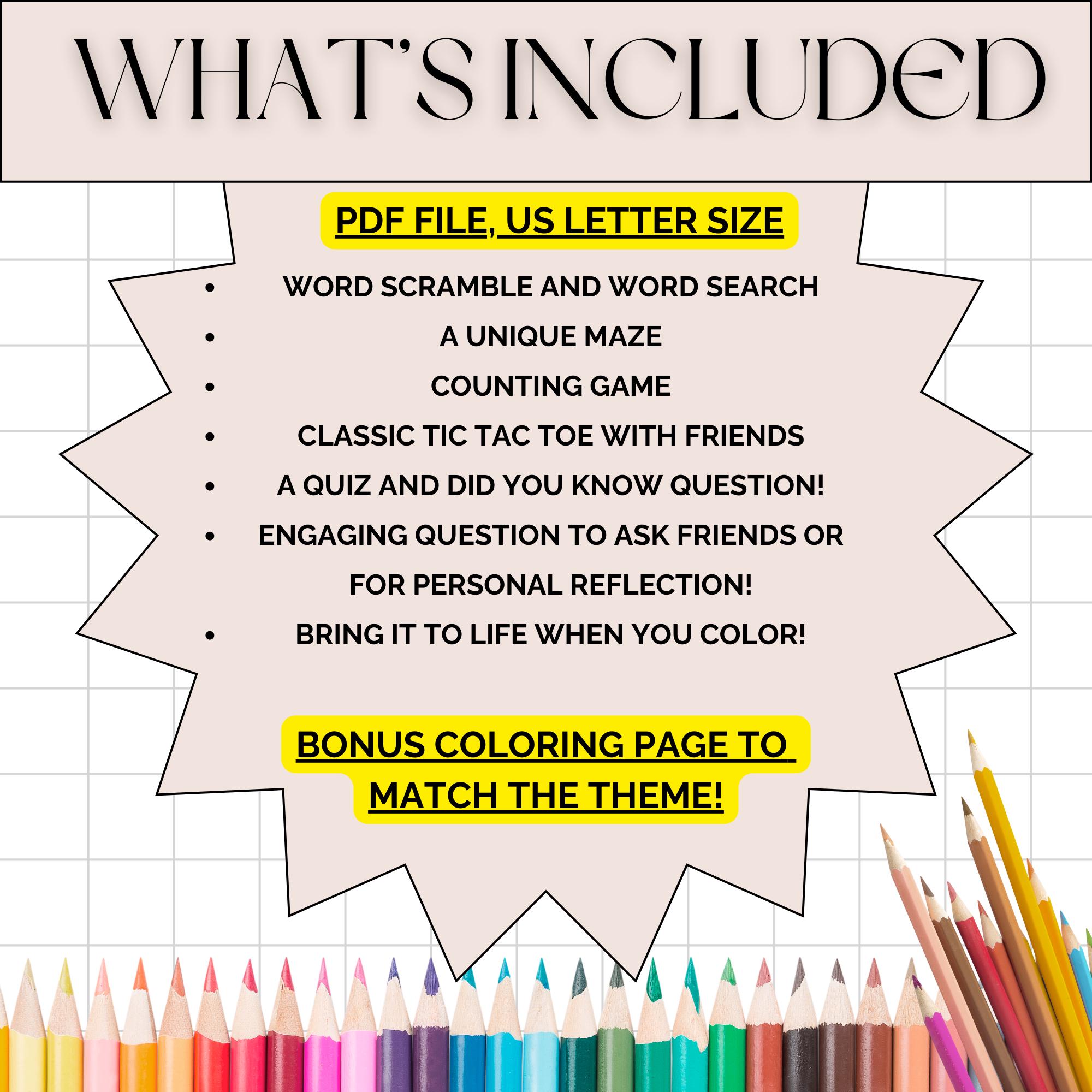 Queen Esther Activity Placemat, Bible Coloring Pages, Old Testament ...