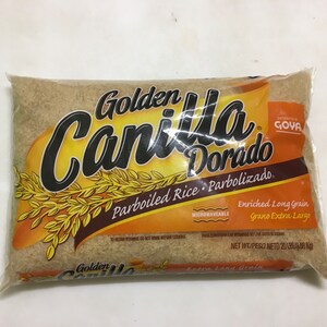 Golden Canilla Dorado Parboiled Rice 20lb - Etsy